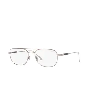 TOM FORD Square Frame Titanium Eyeglasses - Silver