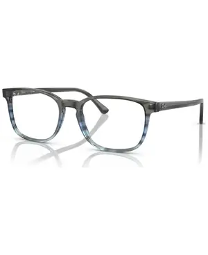 Ray-ban Ray-Ban Pillow Eyeglasses Striped Gray,blue