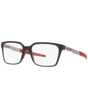 Oakley Oakley Dehaven Rectangle Eyeglasses Satin Gray Smoke