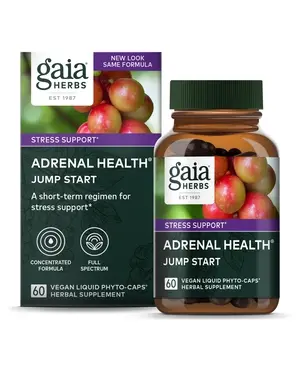 GAIA HERBS Adrenal Health Jump Start Helps Sustain Healthy Energy And Stress Levels - No Color