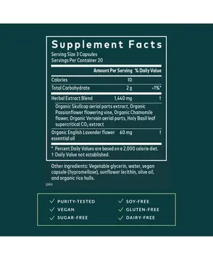 GAIA HERBS Calm A.s.a.p. Stress Support Supplement