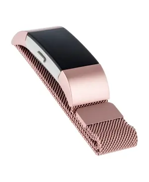 WITHIT Stainless Steel Mesh Band - Rose Gold-tone