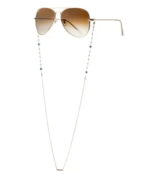 Ettika 18k Gold Plated Evil Eye Beaded Glasses Chain - Gold-plated