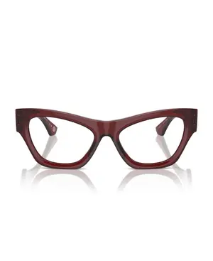 Burberry Full Rim Eyeglasses - Bordeaux