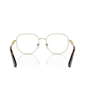 Burberry Full Rim Eyeglasses - Light Gold