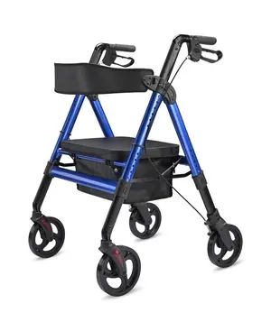 YESCOM Large Medical Rollator - Natrual
