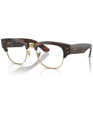 Ray-ban Clubmaster Eyeglasses - Tortoise On Gold-tone