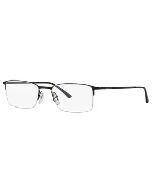 Giorgio Armani Giorgio Armani Half Rim Eyeglasses Matte Black