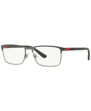 Polo Ralph Lauren Polo Ralph Lauren Rectangle Eyeglasses Dark Gunmetal