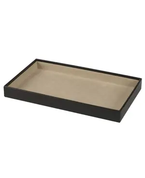 Wolf 1.5" Standard Jewelry Tray - Black