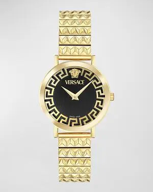 Versace Versace 35mm Daedalus Watch Yellow Gold