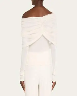 Christopher Esber Sonora Veiled Tulle Top
