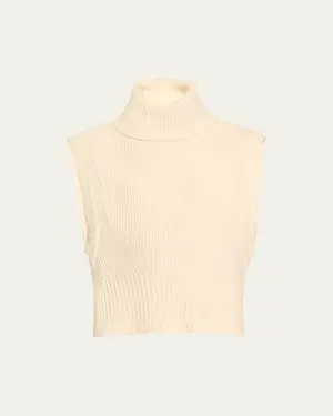 Simkhai Maple Sleeveless Turtleneck Top