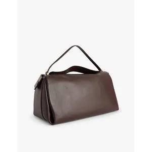 NEOUS Scorpius Adjustable-strap Leather Tote - Dark Chocolate