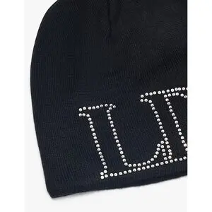 AWAKE NY Skully Crystal-embellished Knitted Beanie