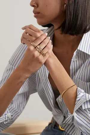 ANITA KO 18-karat Braided Ring