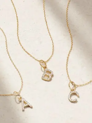 Mateo Initial Diamond Pendant Necklace