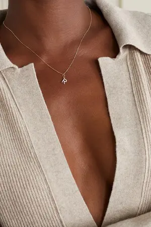 Mateo Initial Diamond Pendant Necklace