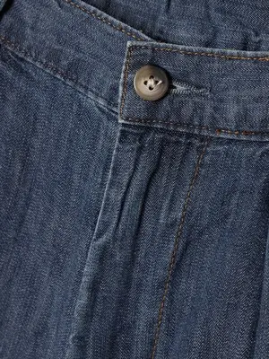 Denimist Blair Pleated Denim Shorts