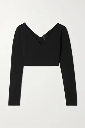 Givenchy Cropped Stretch-knit Top