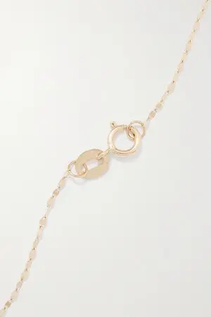 STONE AND STRAND Initial Sparkle Diamond Necklace