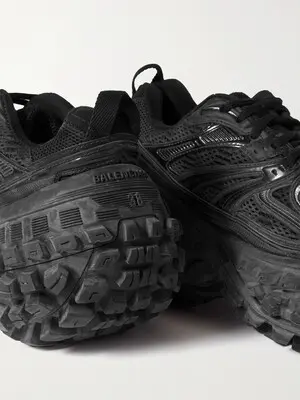 Balenciaga Bouncer Platform Sneakers - Black