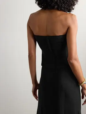 LA LIGNE Crepe Bandeau Top