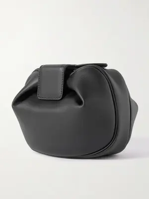 Gabriela Hearst Soft Demi Leather Clutch - Black