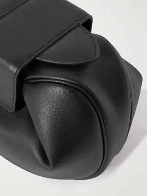 Gabriela Hearst Soft Demi Leather Clutch - Black