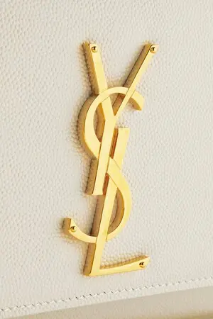 Saint Laurent Kate Embossed-leather Shoulder Bag