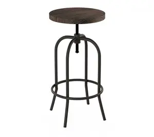 HASTINGS HOME Adjustable Rounded Frame Barstool Hastings H Ome - One-color