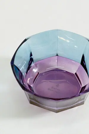 Luisa Beccaria Crystal Dégradé Glass Dessert Bowl