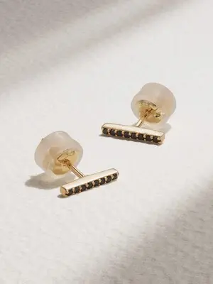 MELISSA JOY MANNING 14-karat Recycled Diamond Earrings - Gold