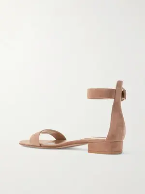 GIANVITO ROSSI Portofino 20 Suede Sandals
