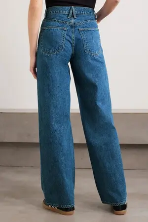 SLVRLAKE Grace Organic High-rise Wide-leg Jeans