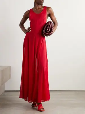 PETER DO Silk-blend Maxi Dress
