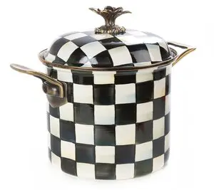 MACKENZIE-CHILDS Courtly Check 7 Quart Stockpot - One-color