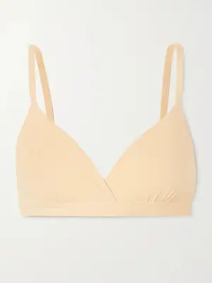 SKIMS Fits Everybody Crossover Bralette - Neutrals