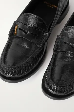 Saint Laurent Le Loafer Leather Loafers