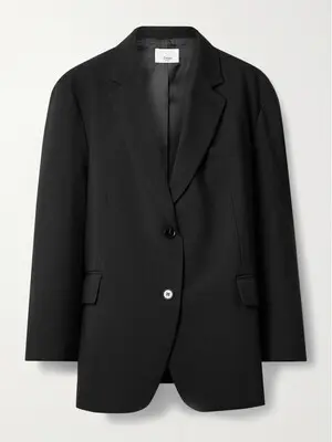 THE FRANKIE SHOP Bea Crepe Blazer - Black