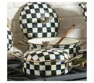 MACKENZIE-CHILDS Courtly Check 3 Quart Casserol E