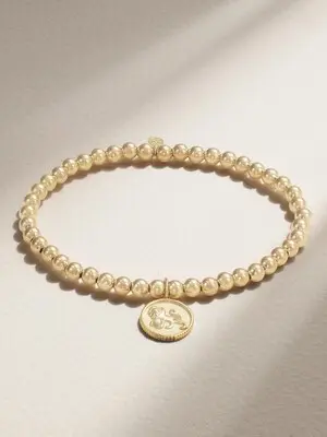 SYDNEY EVAN Leo 14-karat Diamond Bracelet - Gold