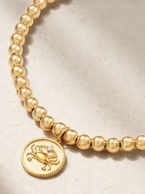 SYDNEY EVAN 14 Karat Diamond Cancer Zodiac Bracelet