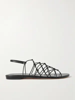 Staud Gio Knotted Elastic Sandals