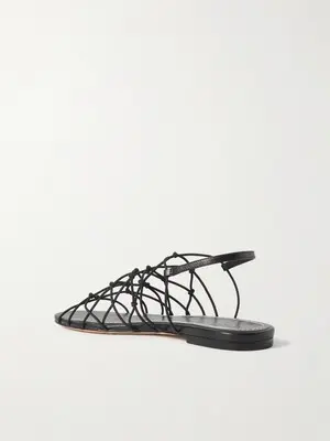 Staud Gio Knotted Elastic Sandals