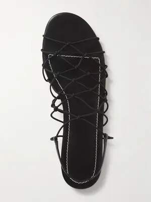 Staud Gio Knotted Elastic Sandals