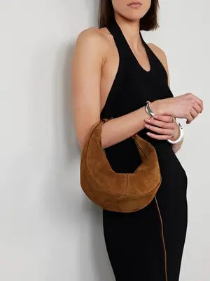 Proenza Schouler Paneled Suede Shoulder Bag