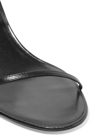 THE ROW Bare Leather Sandals - Black