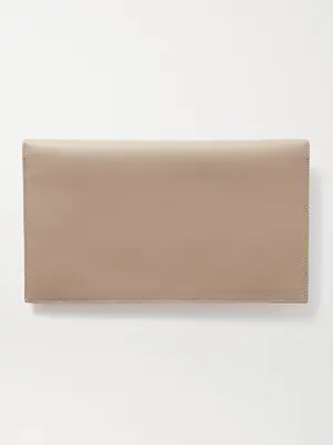 Saint Laurent Uptown Textured-leather Pouch
