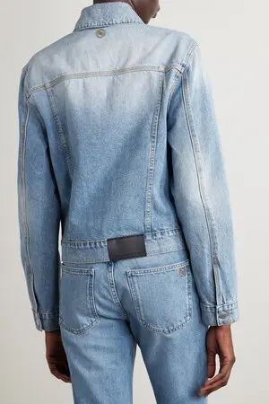 Stella McCartney Net Sustain Iconic Chain-embellished Denim Jacket